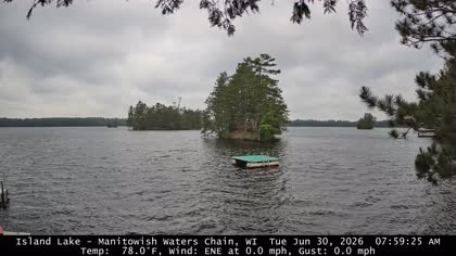 Boulder Junction - Island Lake, Wisconsin (USA) - Webcams