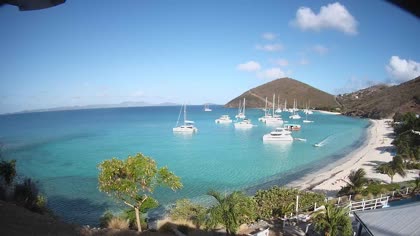 Jost Van Dyke - Pink House Villas, British Virgin Islands - Webcams